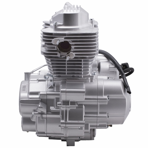 Silnik Moretti pionowy 162FMJ, 150cc 4T, 5-biegowy manual, srebrny