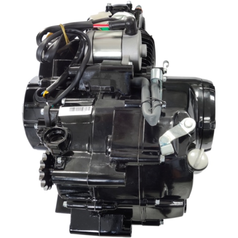 Silnik Moretti poziomy 157FMJ, 150cc 4T, 4-biegowy manual, czarny, z rozrusznikiem