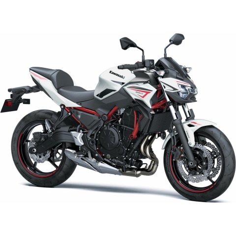 KAWASAKI Z650 2022 Pearl Robotic White / Metallic Matte Graphenesteel Gray