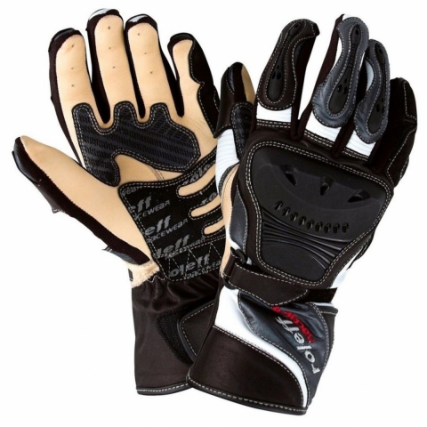 RĘKAWICE MOTOCYKLOWE SKÓRZANE ROLEFF RO86 rozmiar L